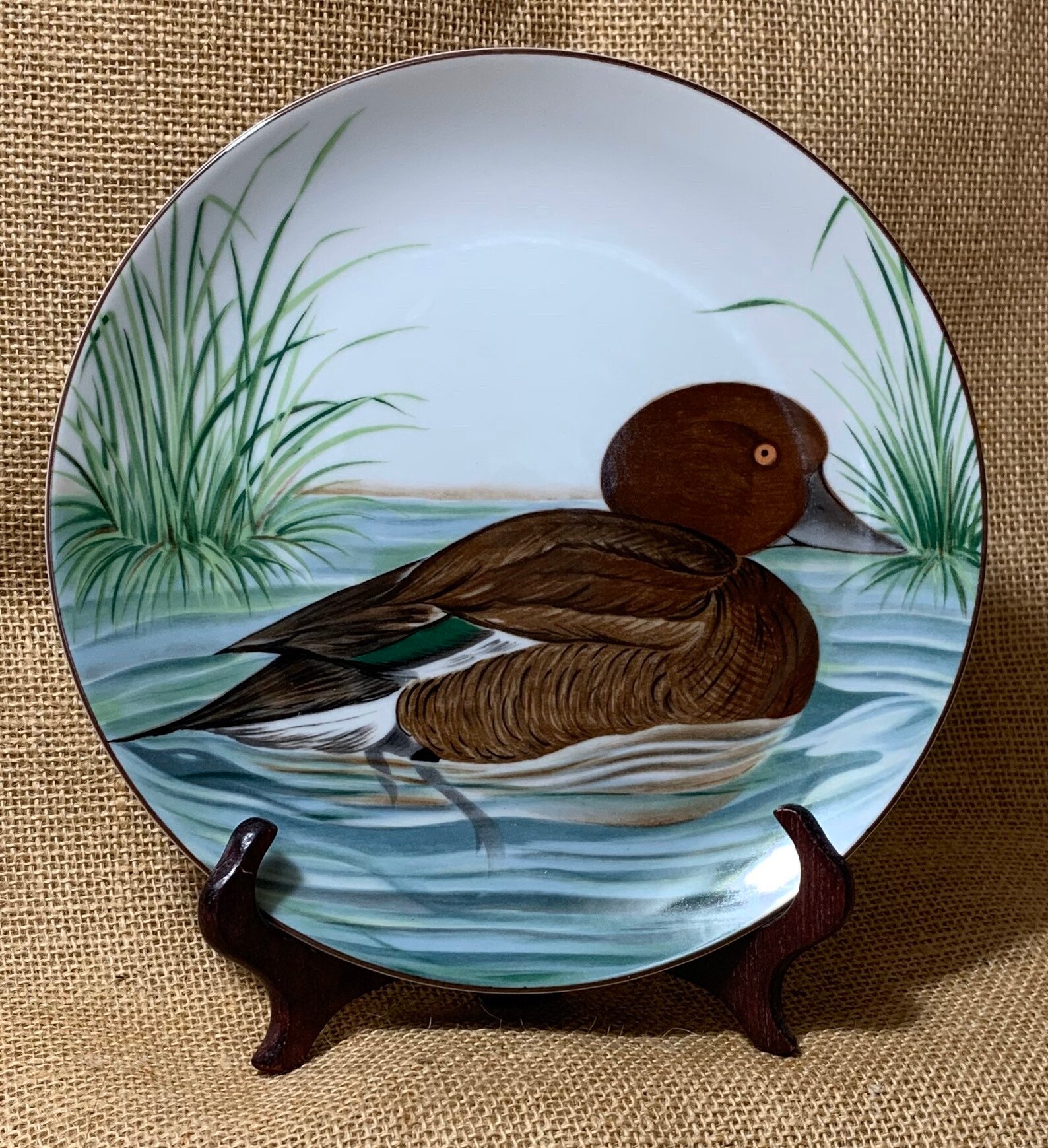 Set of (4) Collectible Duck Plates, Taste Seller, Nancie Goldstein ...