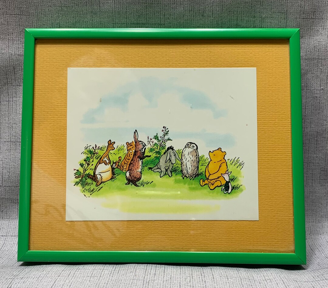 Winnie the Pooh & Friends Print, Unsigned. NOTE: Please Read Entire ...