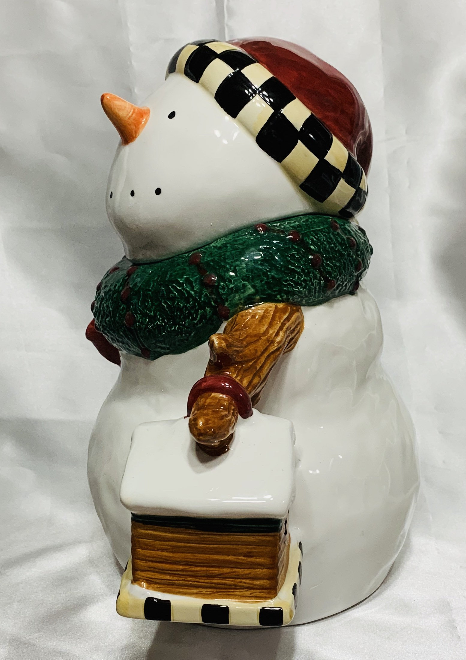 Sakura China Snowman Cookie Jar Debbie Mumm. NOTE: Please - Etsy