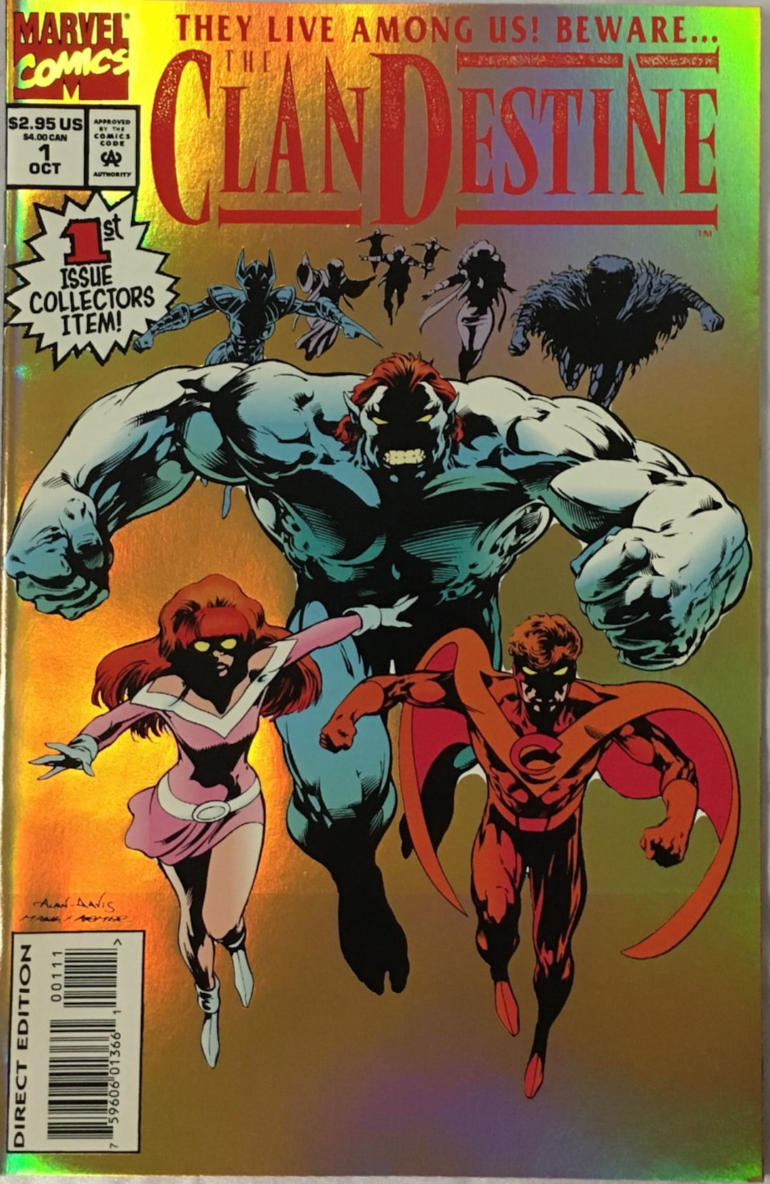 Marvel Comics the Clan Destine, October 1994 Vol. 1, Issue 1. NOTE ...