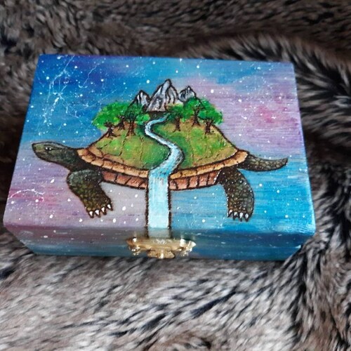 Hatchling Box Turtle Illustration Art Print Watercolor | Etsy