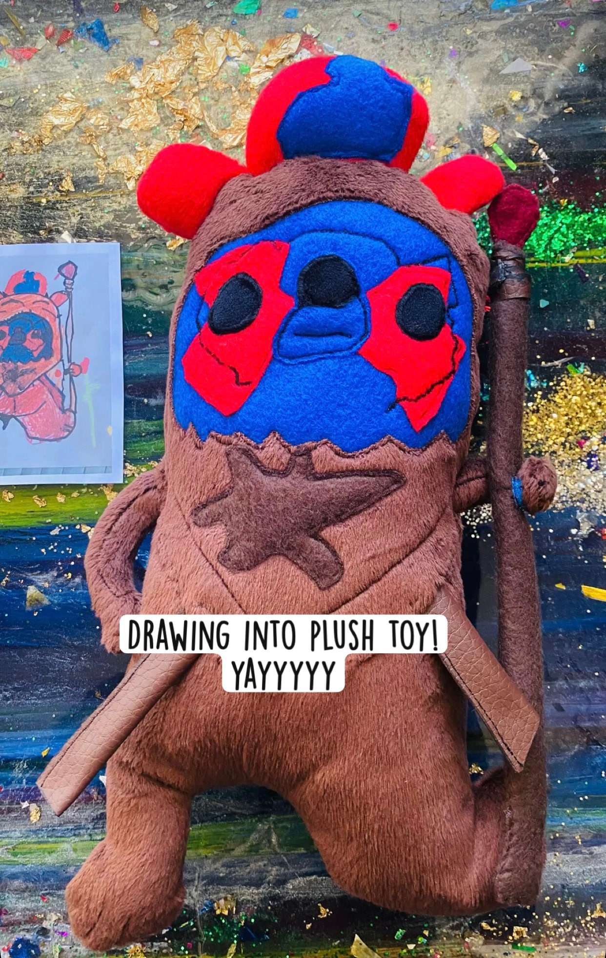 Custom Plush Stuffed Toy, Send in Drawing, Perfect Birthday Gift, Cool ...