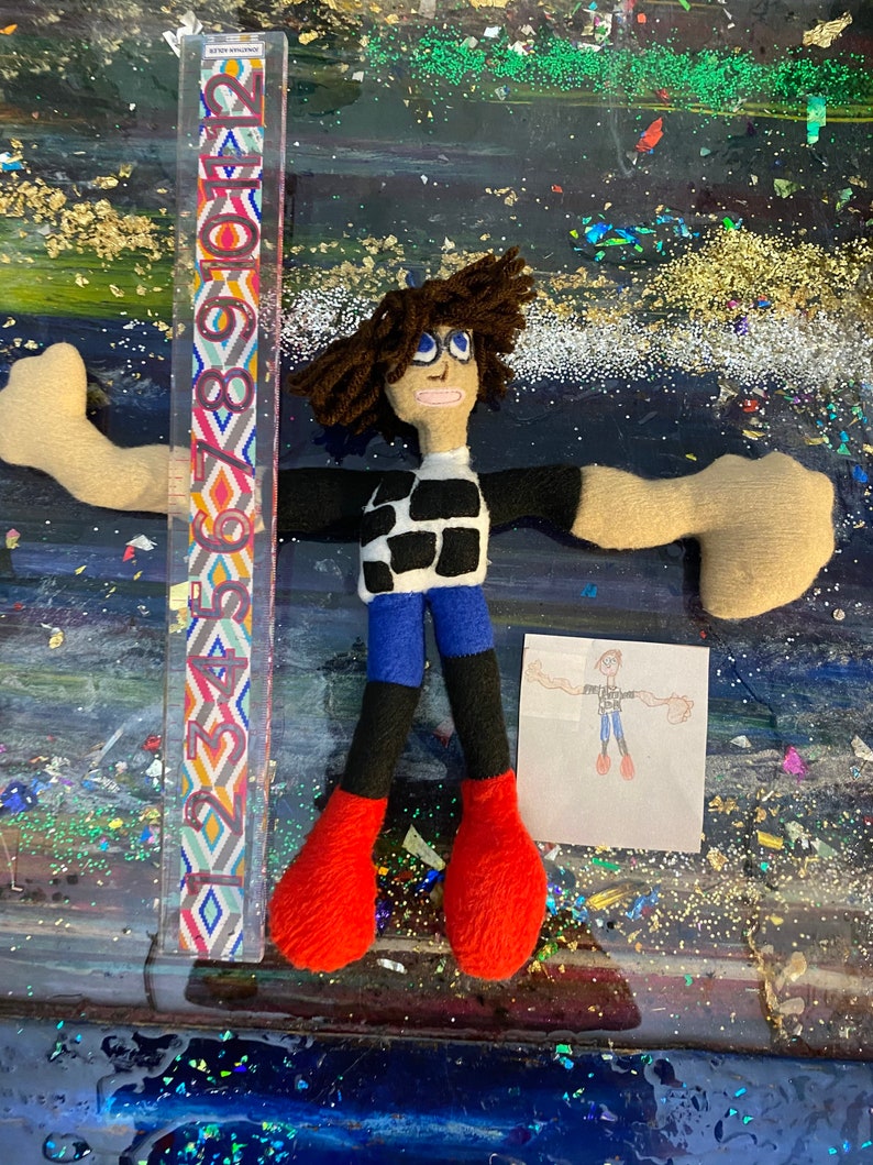 Custom Plush Stuffed Toy, Send in Drawing, Perfect Birthday Gift, Cool ...