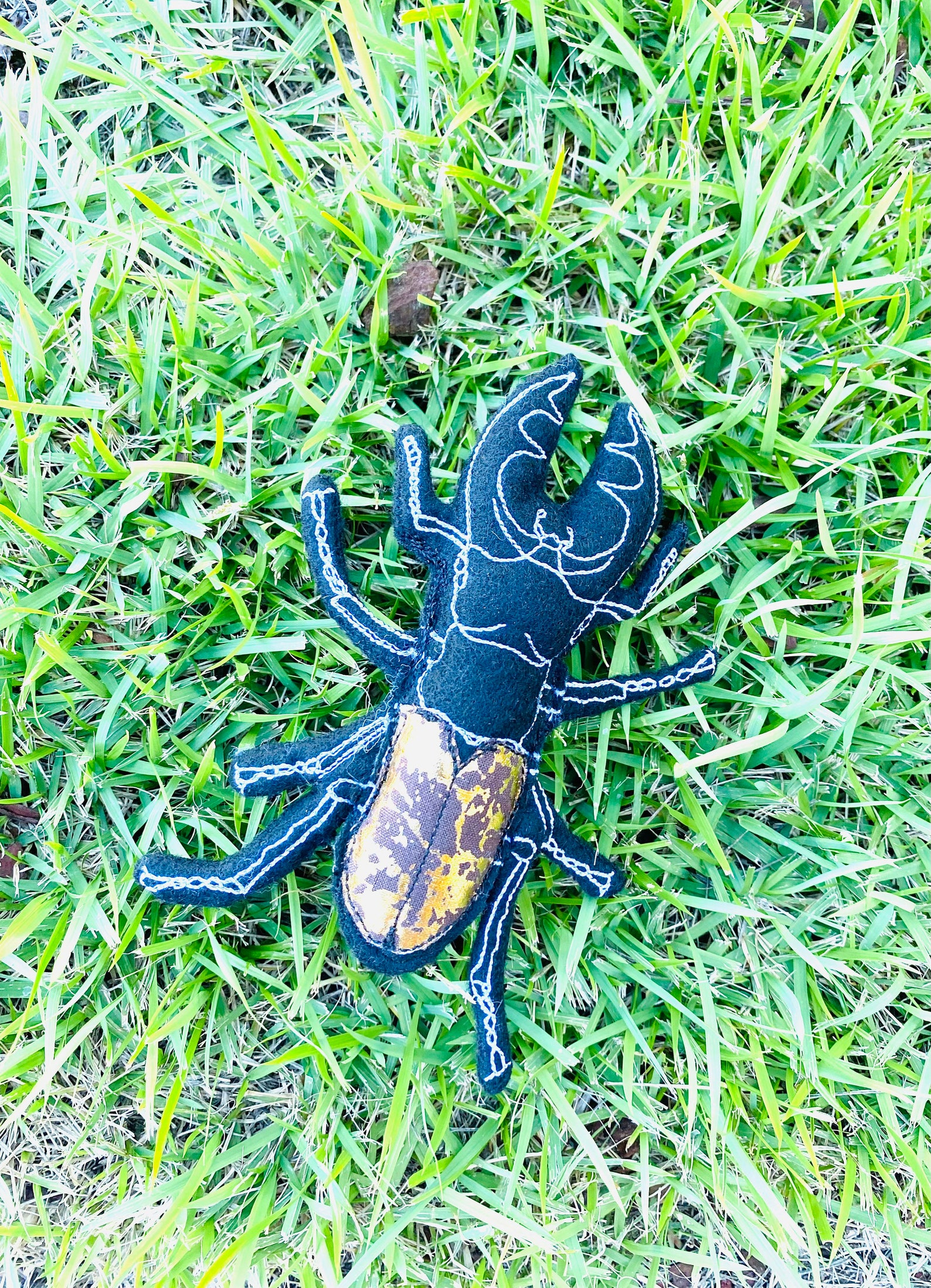 Stag Beetle Soft Toy 6 X 4 Great for Imaginative Play - Etsy