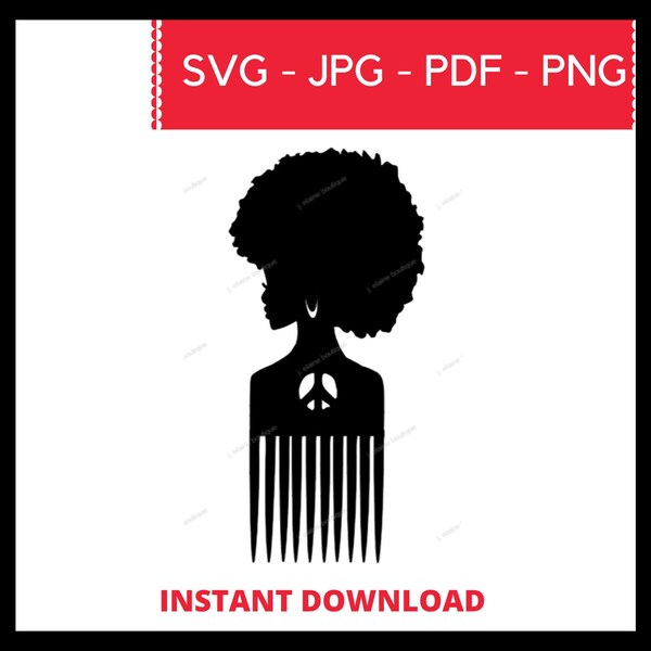 Afro Puff Hair Svg - Etsy