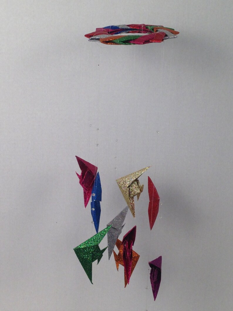 Origami Angel Fish Mobile - Etsy