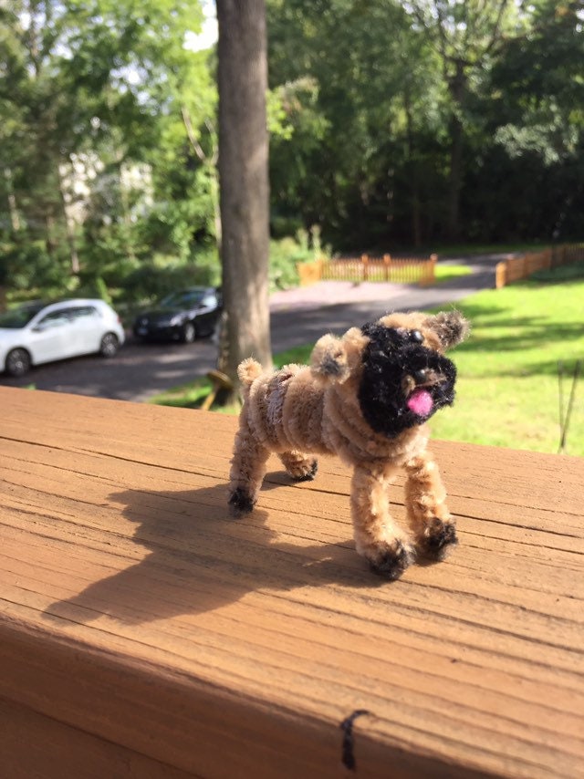 Pipe Cleaner Pug - Etsy
