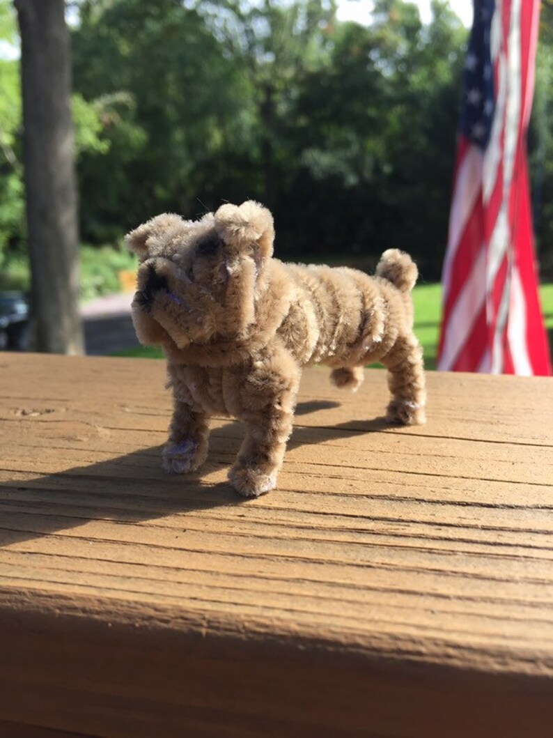Pipe Cleaner Pug - Etsy