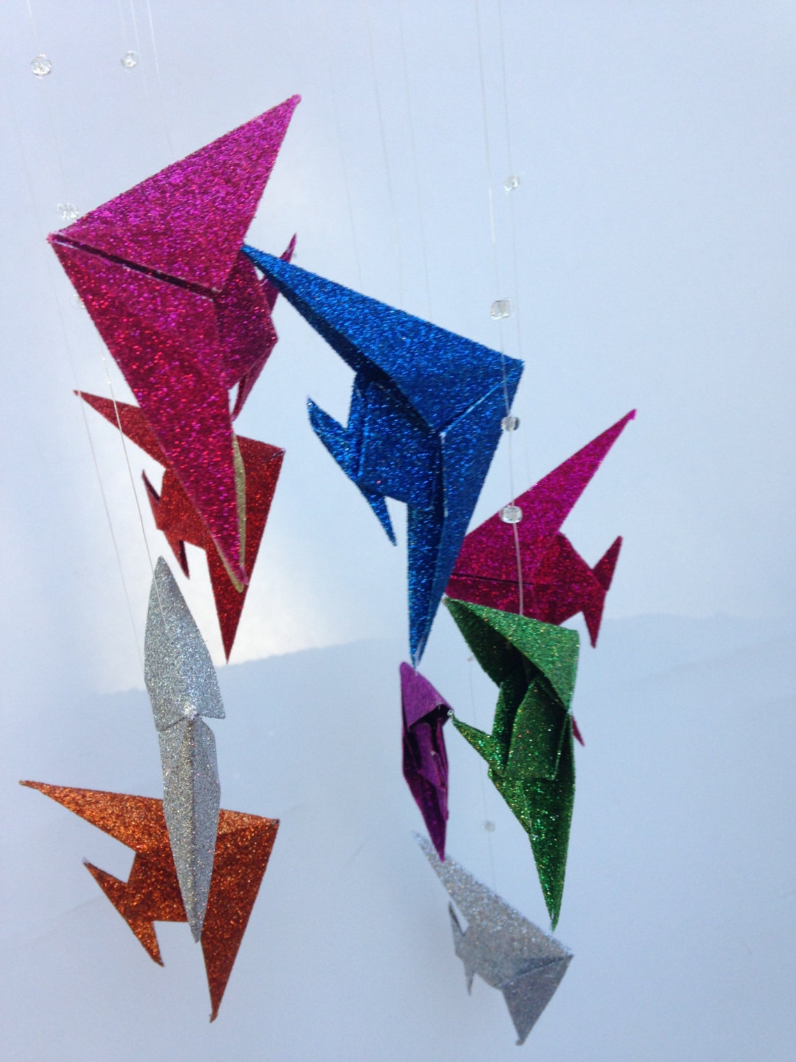 Origami Angel Fish Mobile - Etsy