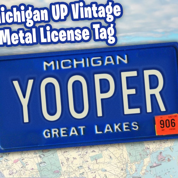 Upper Peninsula License Plate Frame - Etsy
