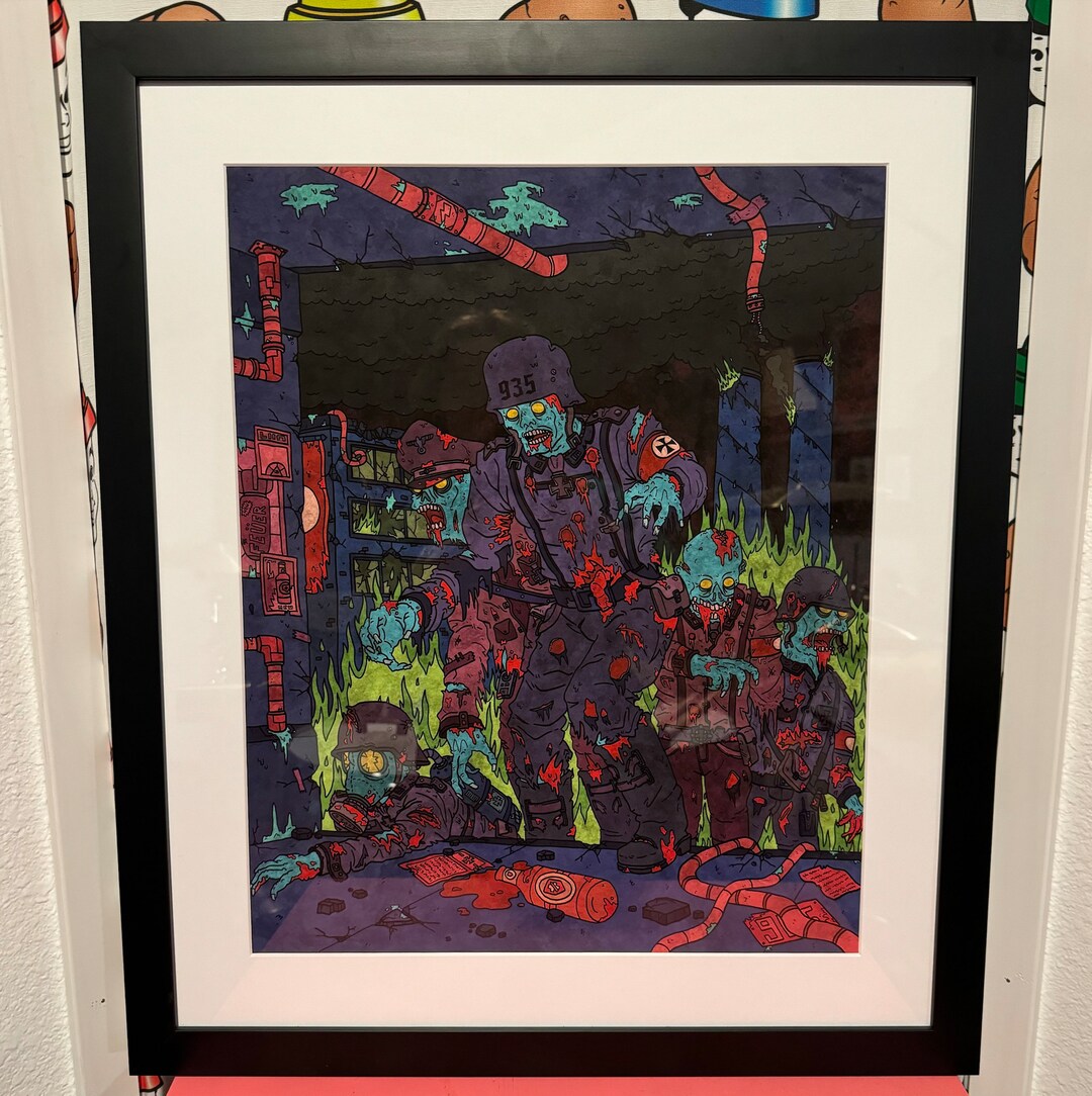 Rise of the Undead Krauts-(20x24) Hunter Freese Framed Artwork - Etsy