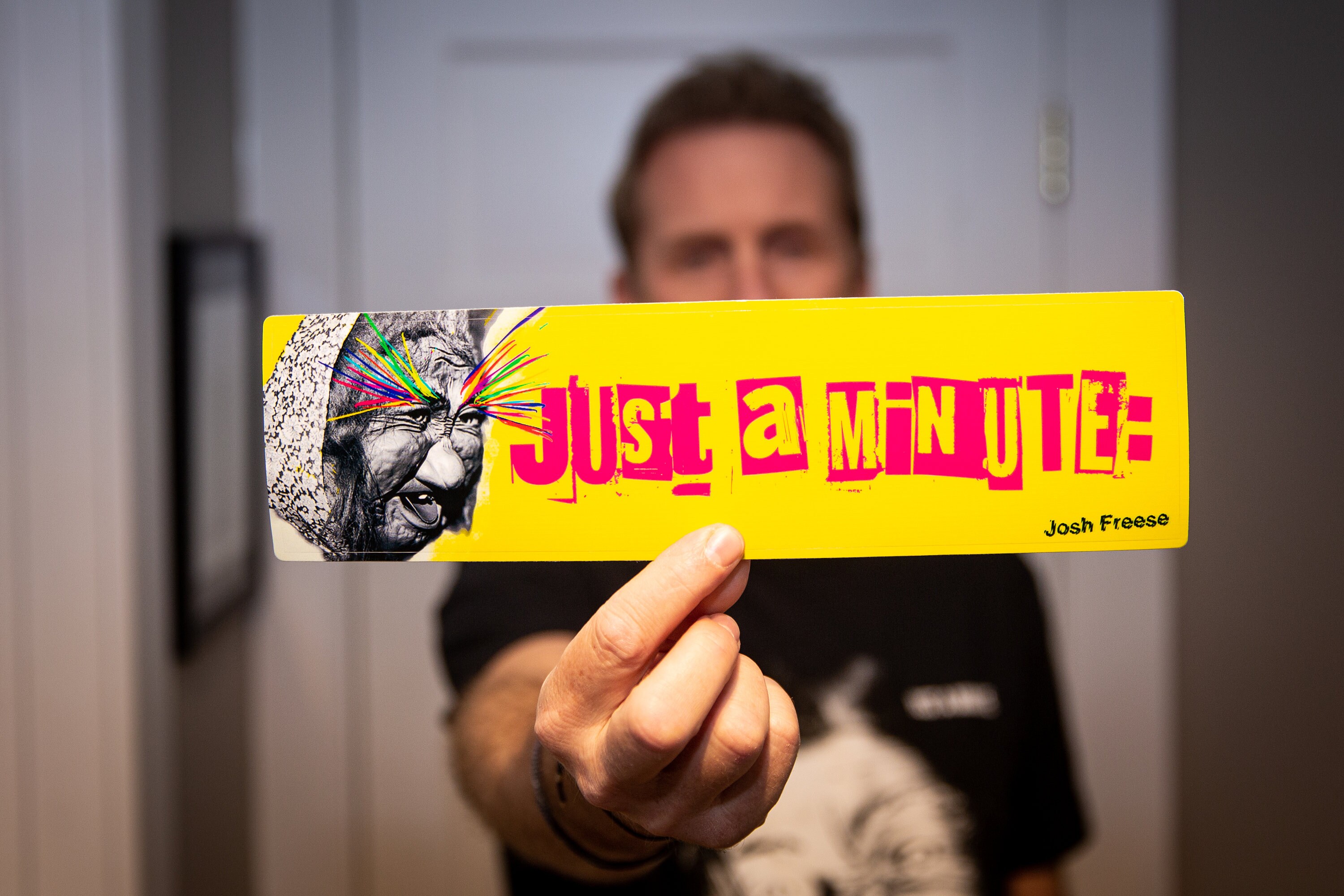 Just A Minute Bumper Sticker - Etsy