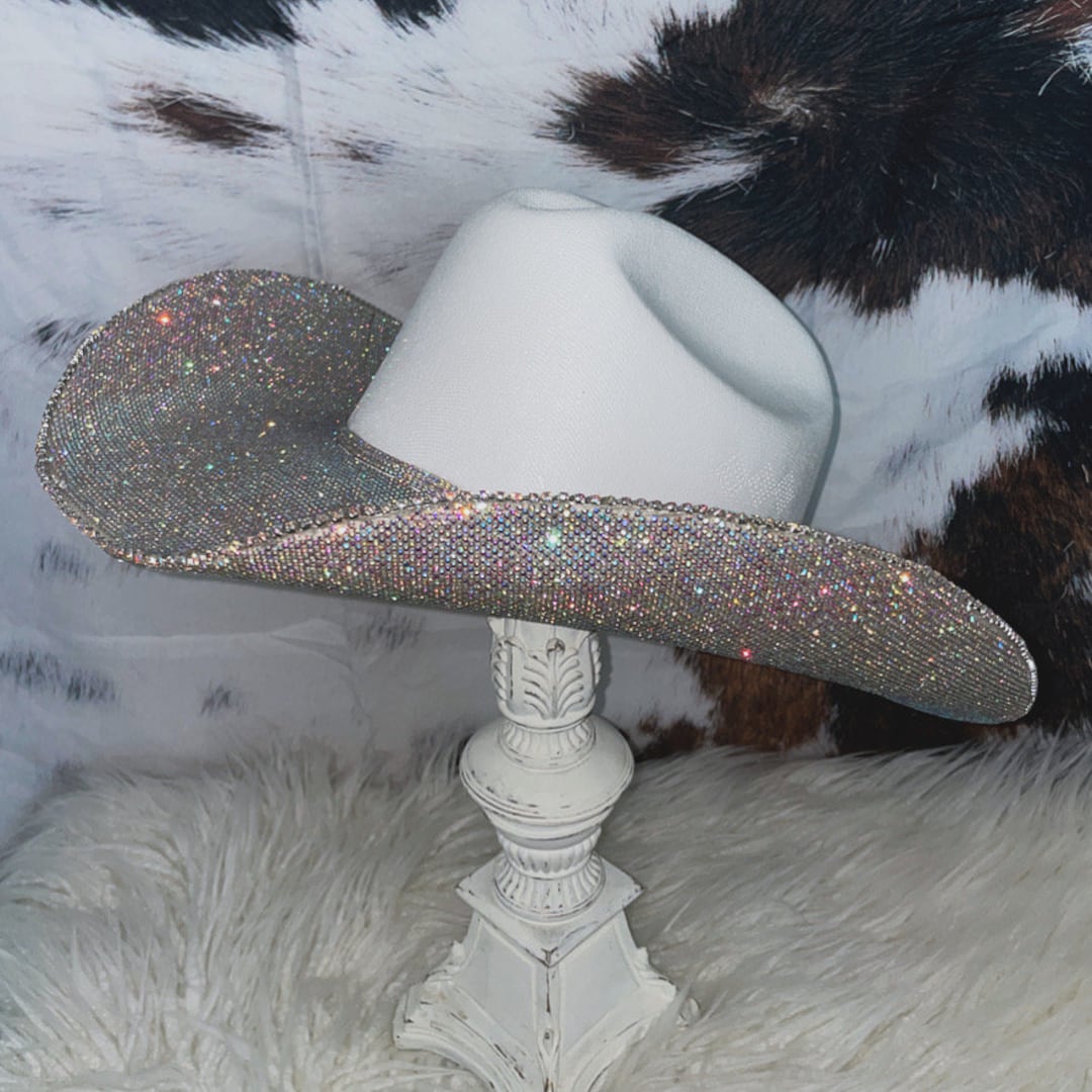 Colored Rhinestone Cowgirl Hat - Etsy
