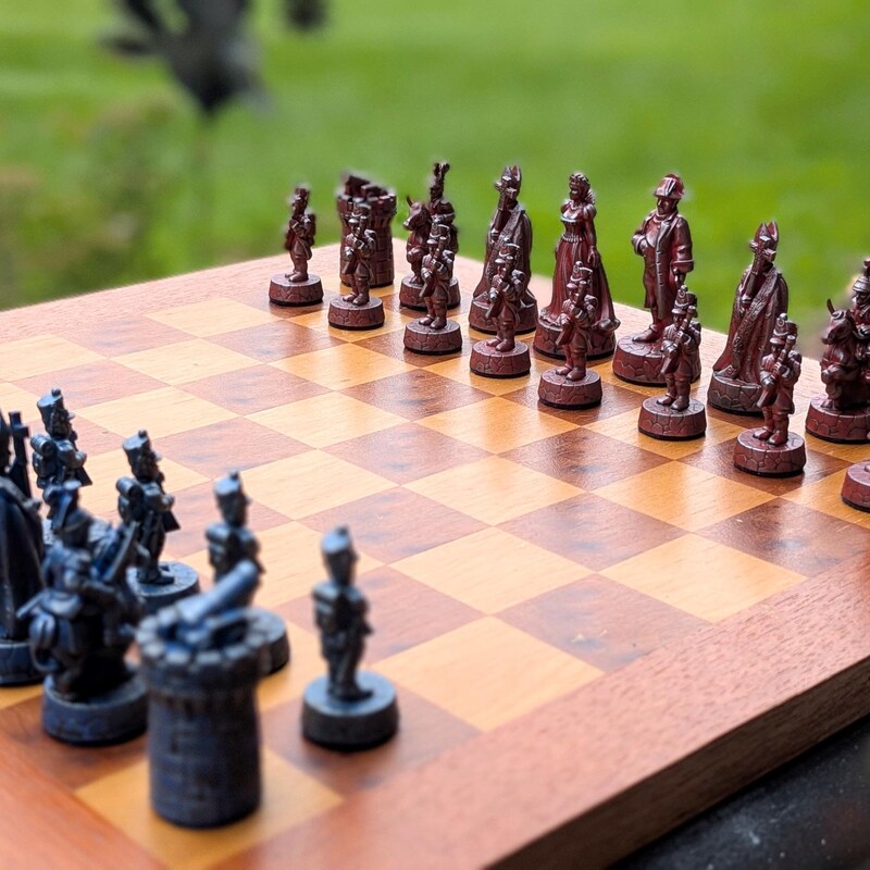 Medieval Chess Set - Etsy