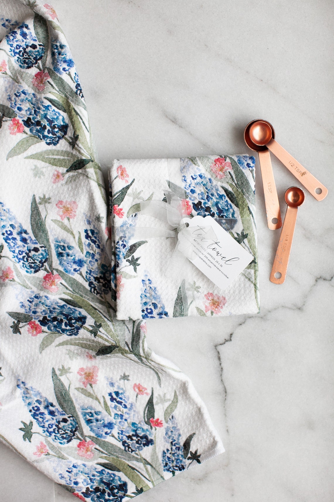 Texas Wildflower Bluebonnet Kitchen Towel | Bluebonnet Hand Towel | Kitchen Decor | Bluebonnet ...