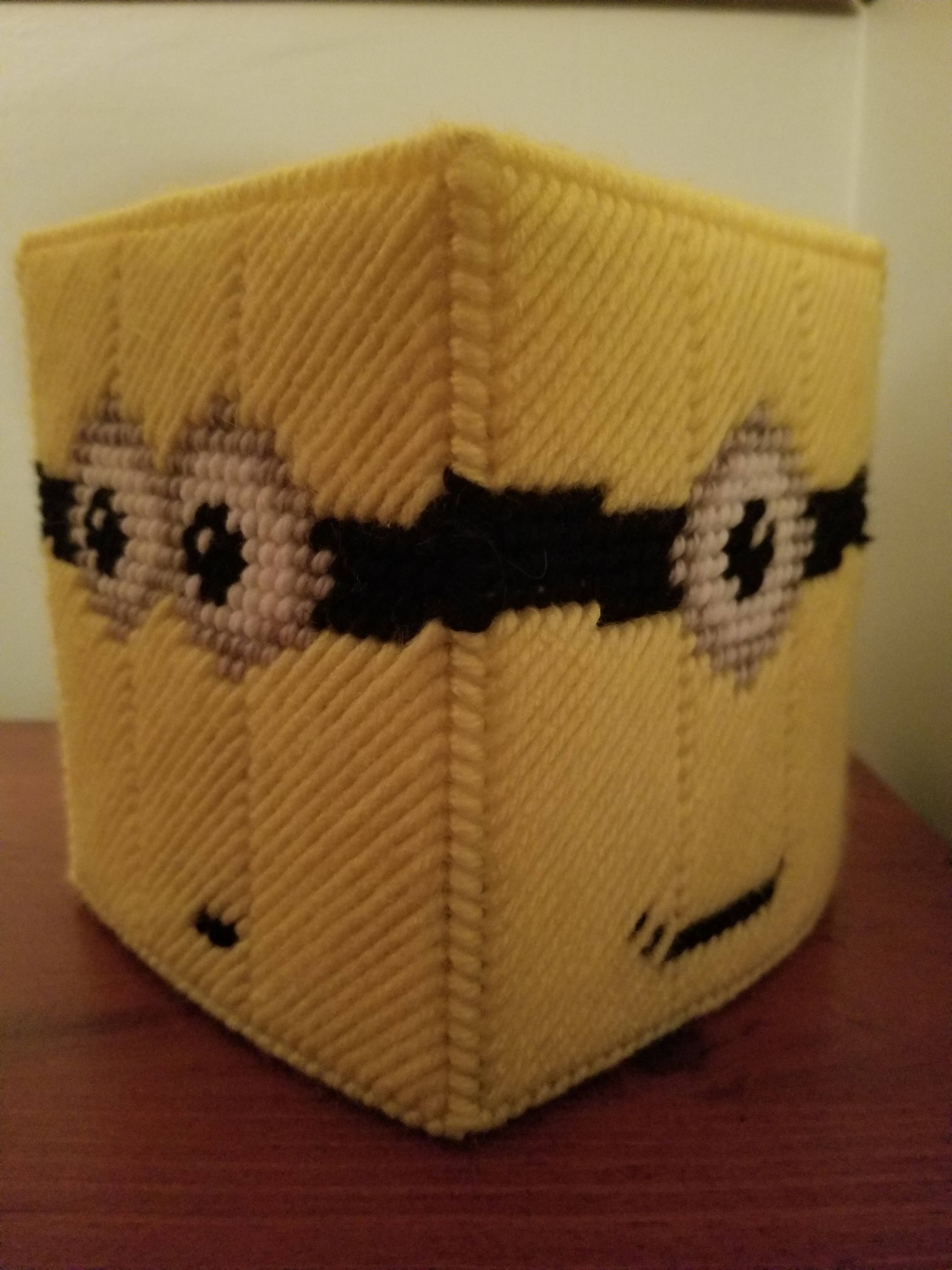 Minion Tissue Box Cover - Etsy