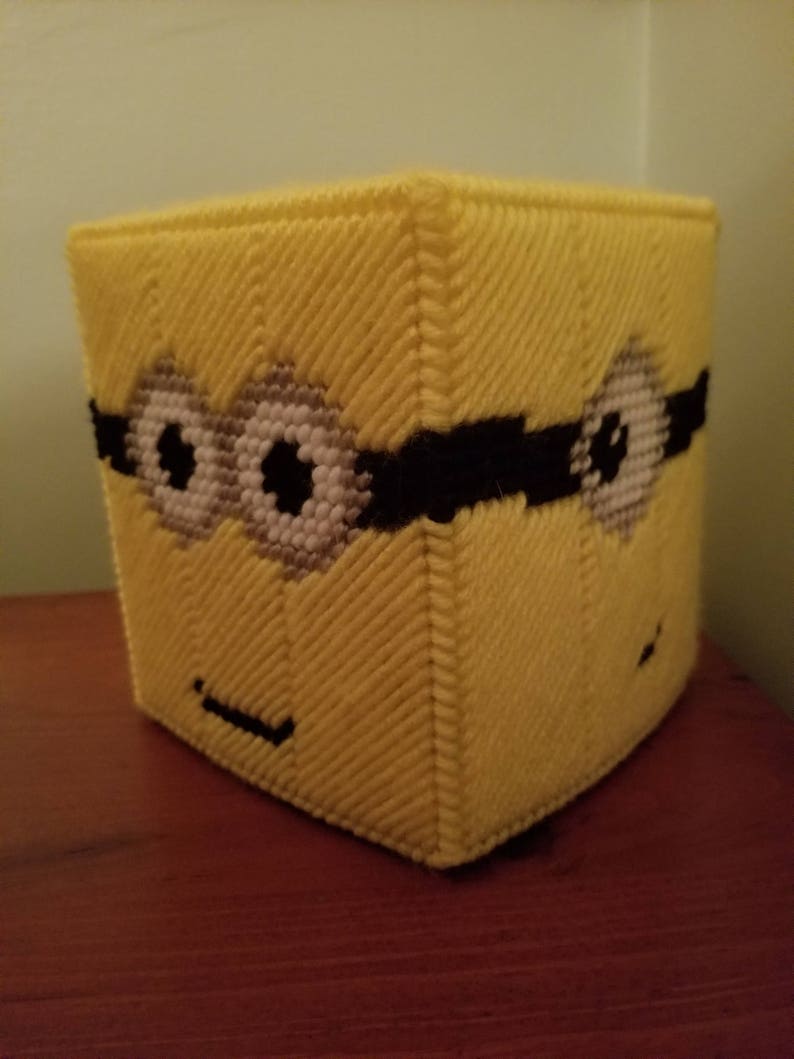 Minion Tissue Box Cover - Etsy