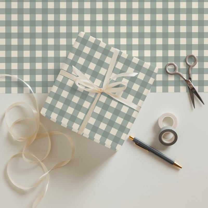 Gingham Paper - Etsy