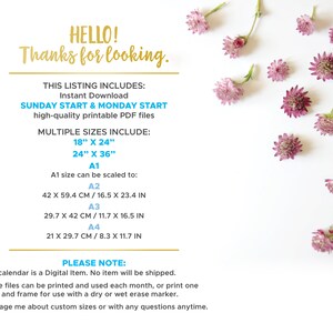 Large, Fun, Printable & Editable Calendar, for a Family Schedule or ...