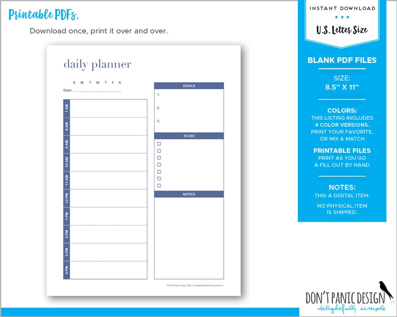 Student Planner Pages With Minimalist Design, for Homeschool or Online ...