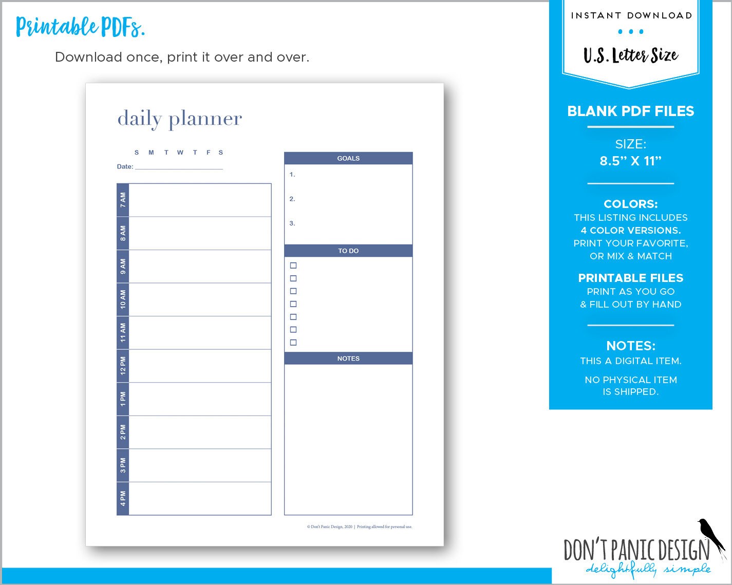 Student Planner Pages With Minimalist Design, for Homeschool or Online ...