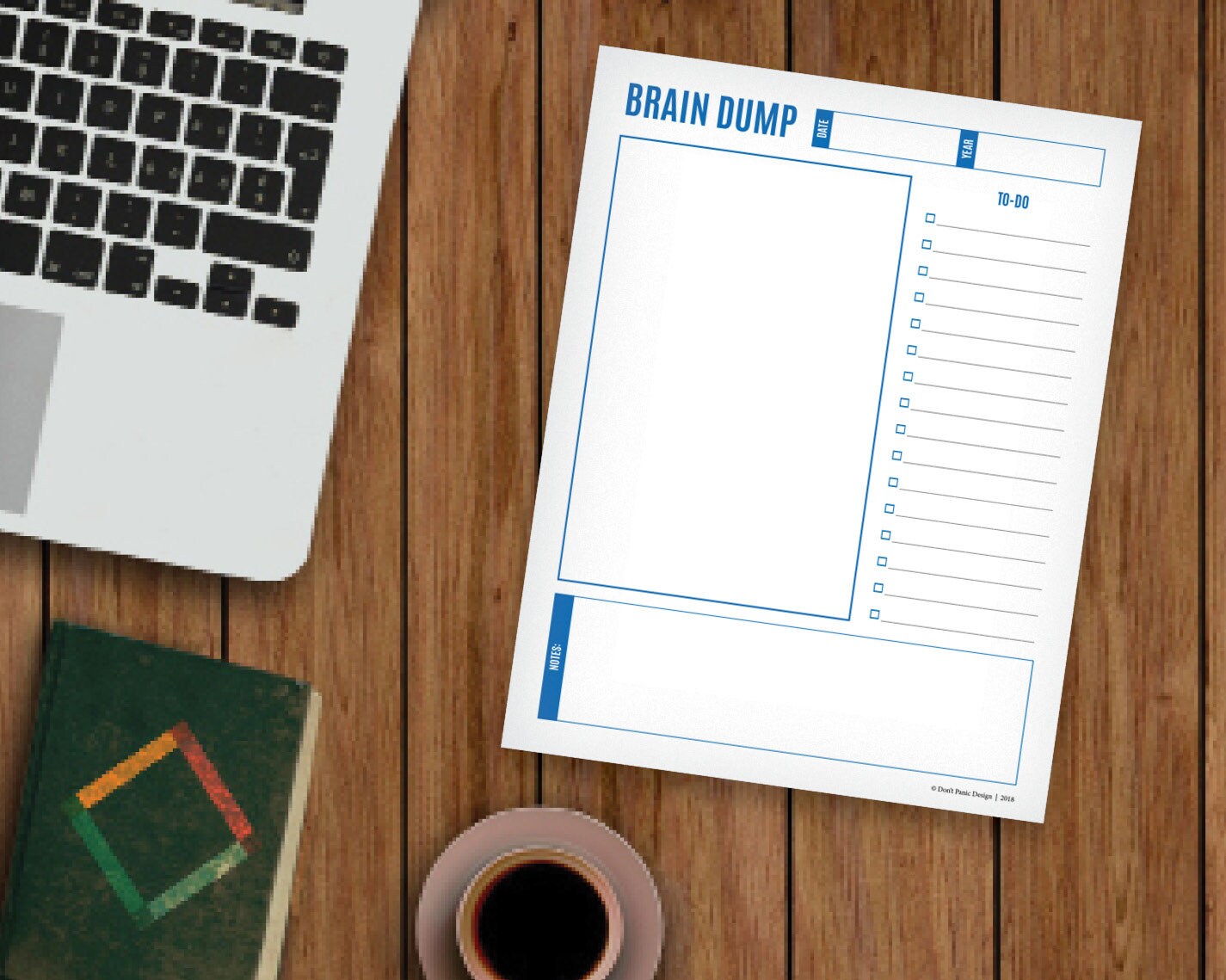 Printable Brain Dump Page Project Map Minimalist Project Planner ...