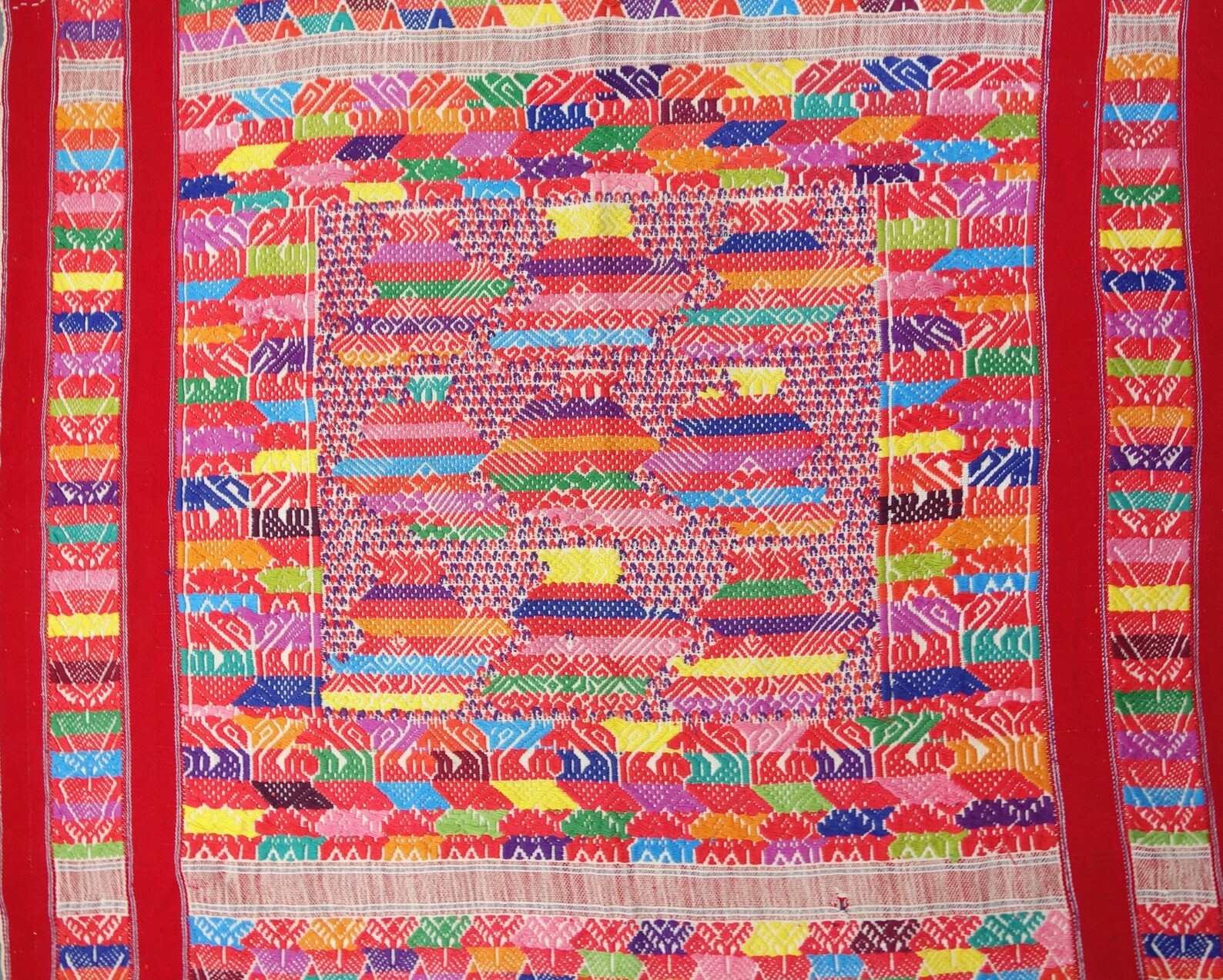 Vintage Guatemalan Textile: Tzute Handwoven in Palin 1980s - Etsy