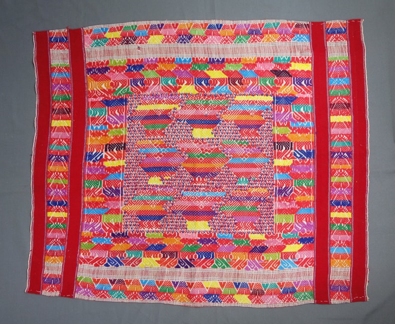 Vintage Guatemalan Textile: Tzute Handwoven in Palin 1980s - Etsy