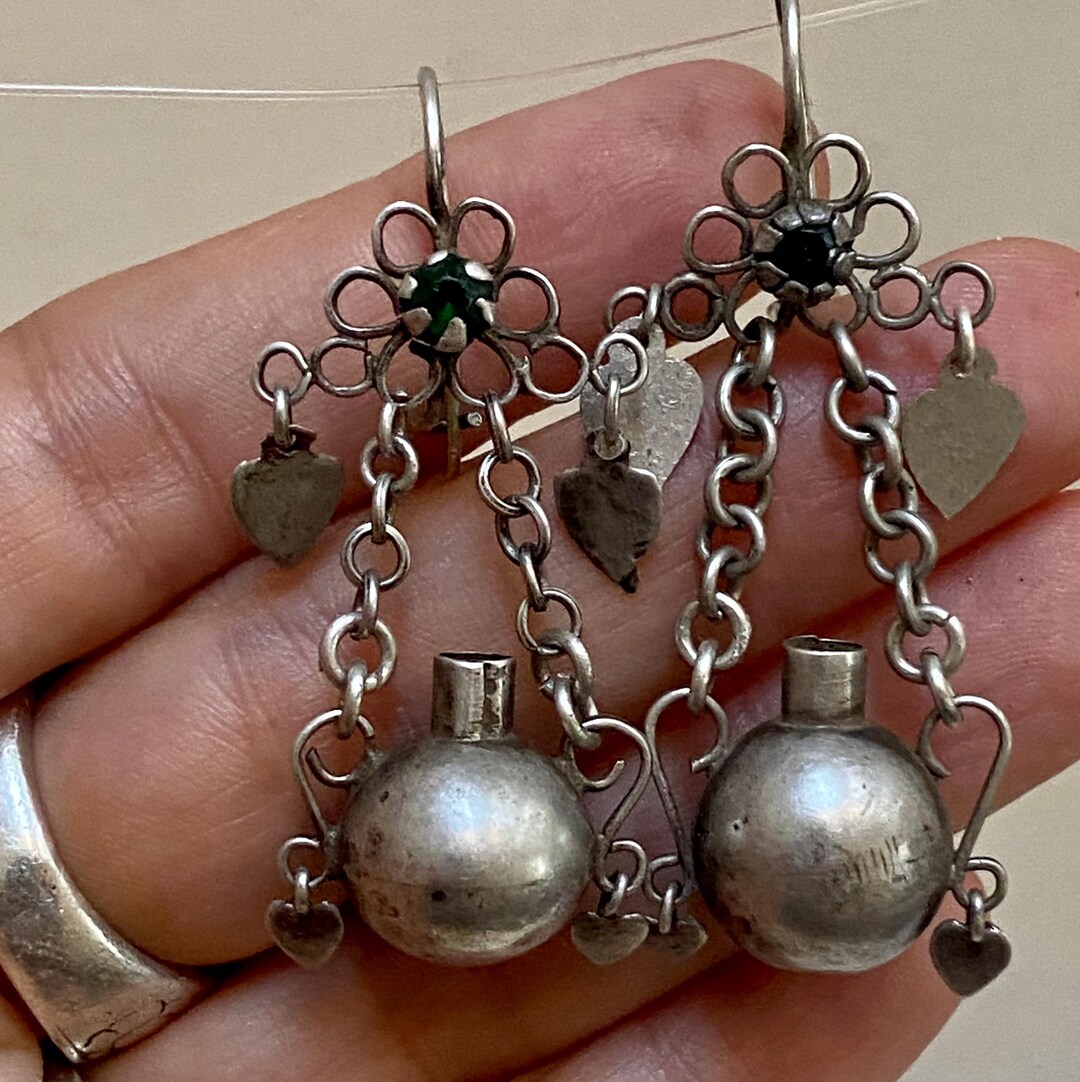 Antique Ethnic Mayan Guatemalan Water Jug Earrings: Early 20th Century ...