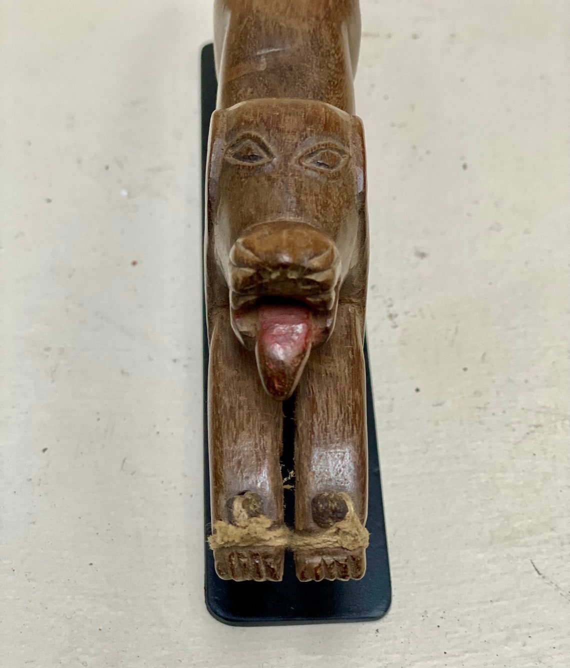 Antique Vintage Handcrafted Guatemalan Woodcarving Dog Folk - Etsy