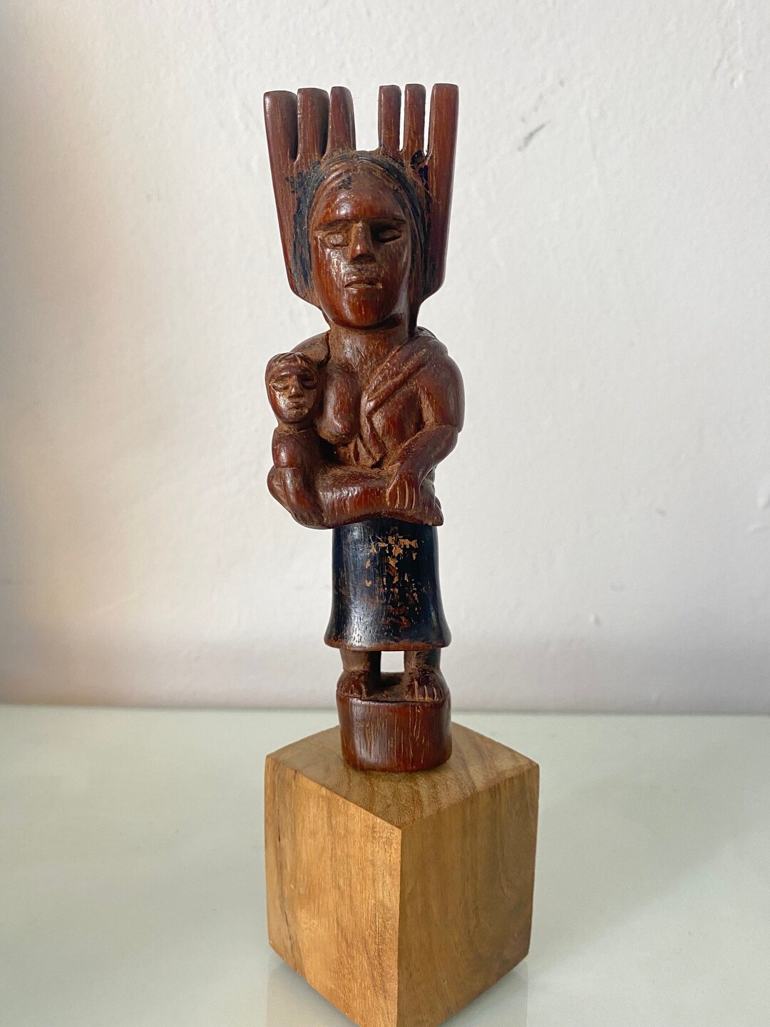 Antique Vintage Handcrafted Guatemalan Indigenous Maya Figure Slingshot ...