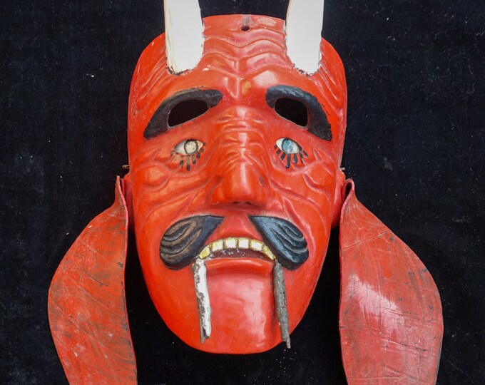 Vintage Handcarved Devil Dance Mask From Suchitepequez, Guatemala - Etsy