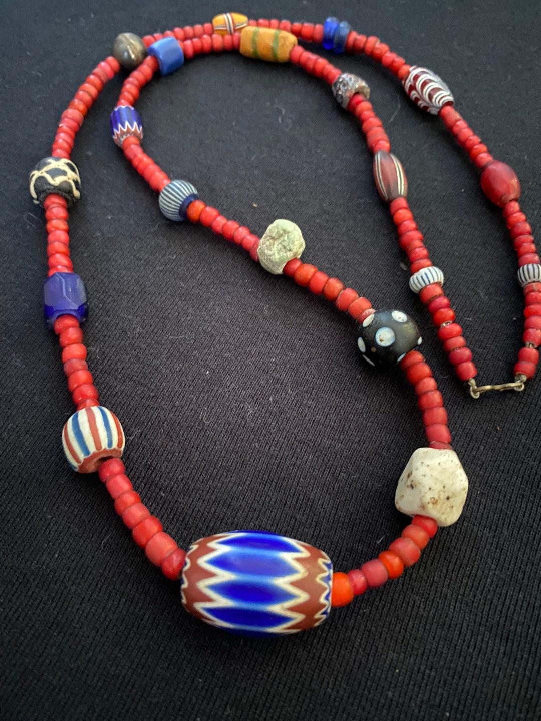 Antique Handcrafted Native American Indian Venetian, Chevron, Russian ...