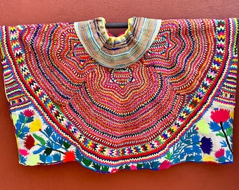 Huipil Poncho - Etsy