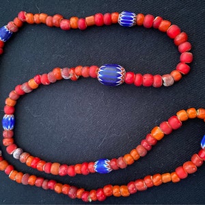 Antique Handcrafted Native American Indian Venetian, Chevron & White ...