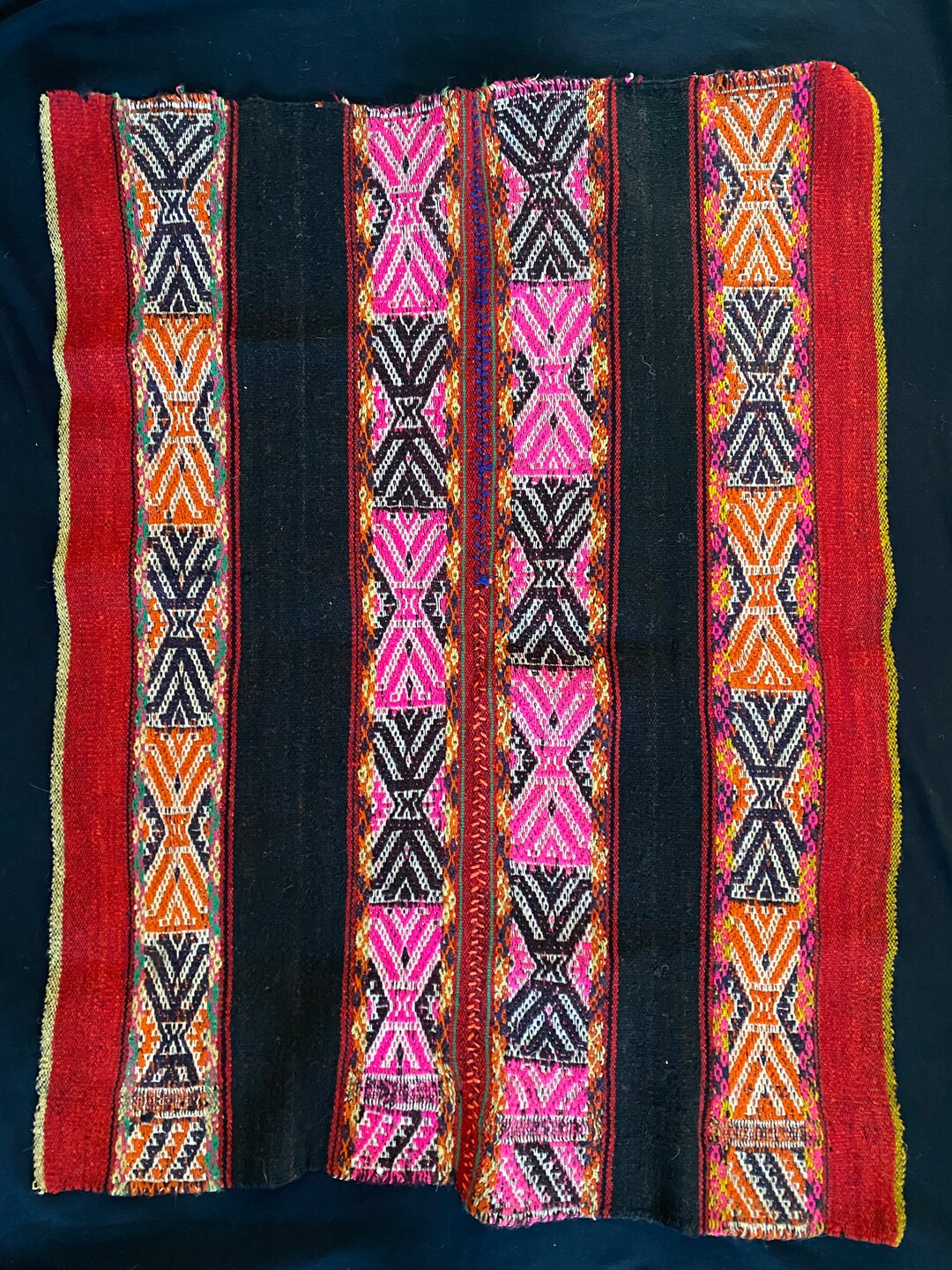 Antique Vintage Handwoven Bolivian Wool Textile Weaving - Etsy