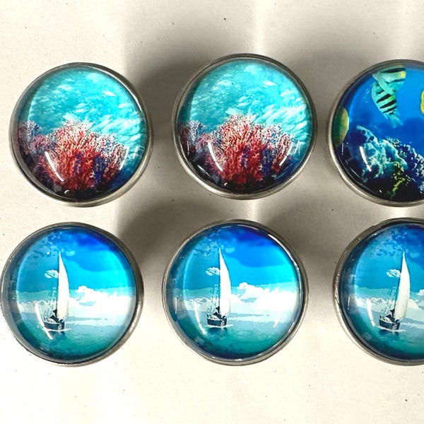 Beach Glass Knobs - Etsy
