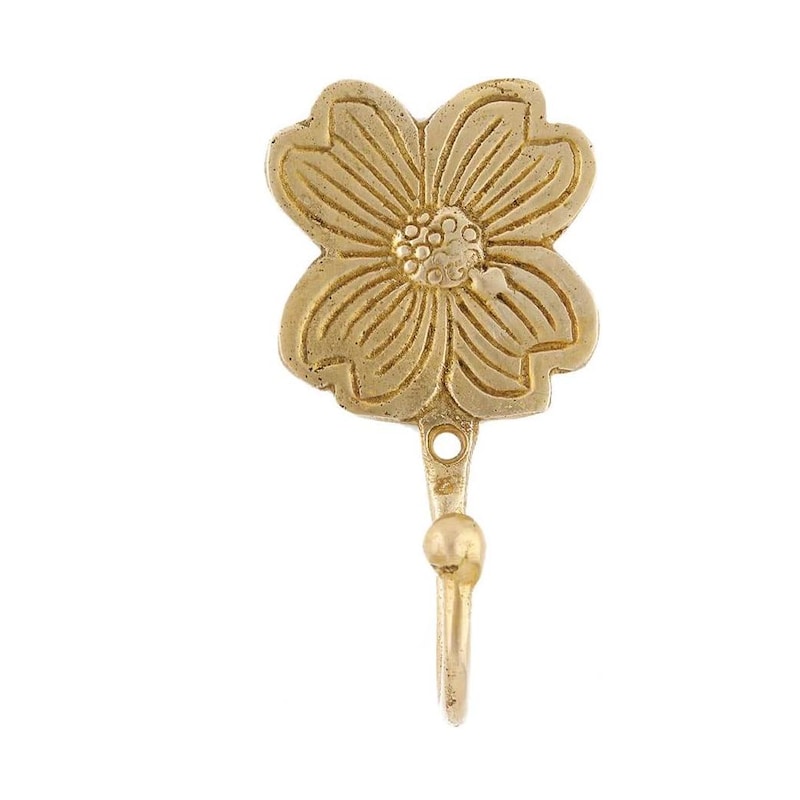 Brass Wall Hooks Ornate - Etsy UK