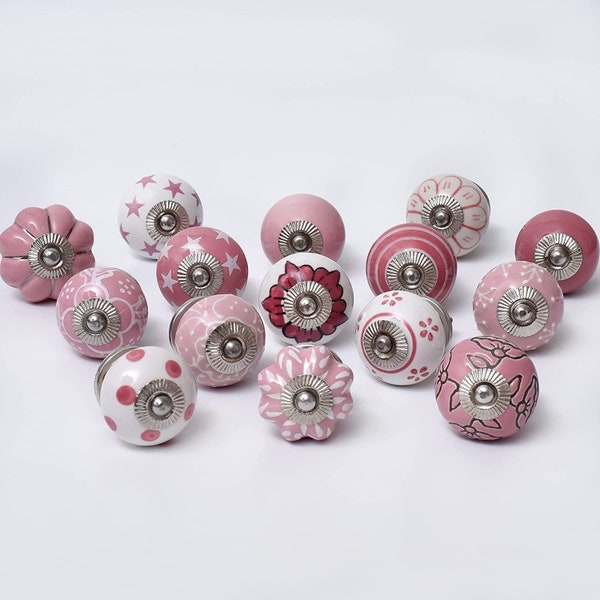Pink Knobs - Etsy