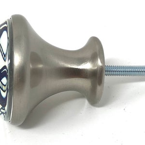 Boat Ship Nautical Teal Anchor Glass Knob for Boats Dresser - Etsy