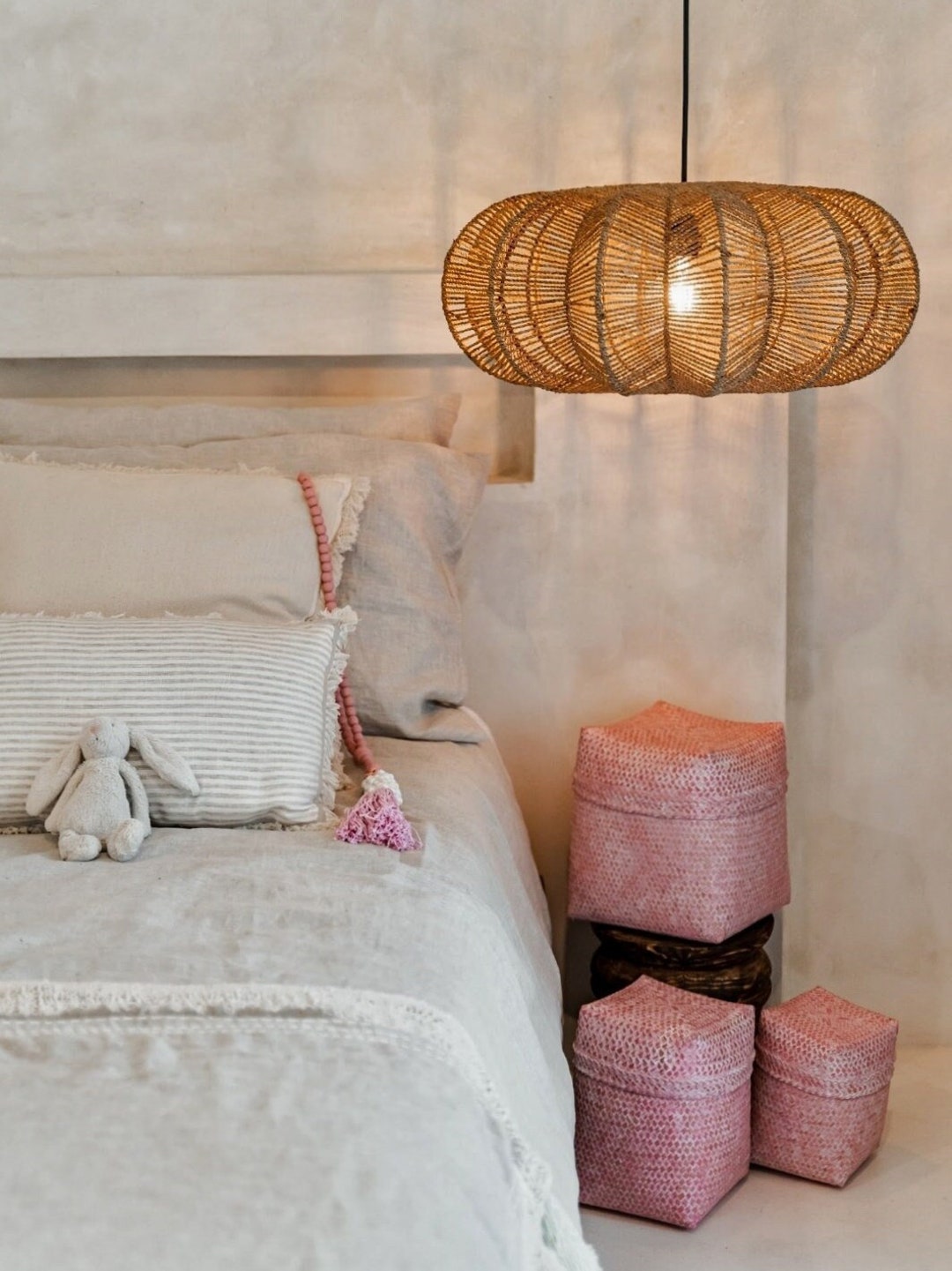 Star Light Shade | Woven Lampshade for Nursery or Kid's Room - Etsy UK