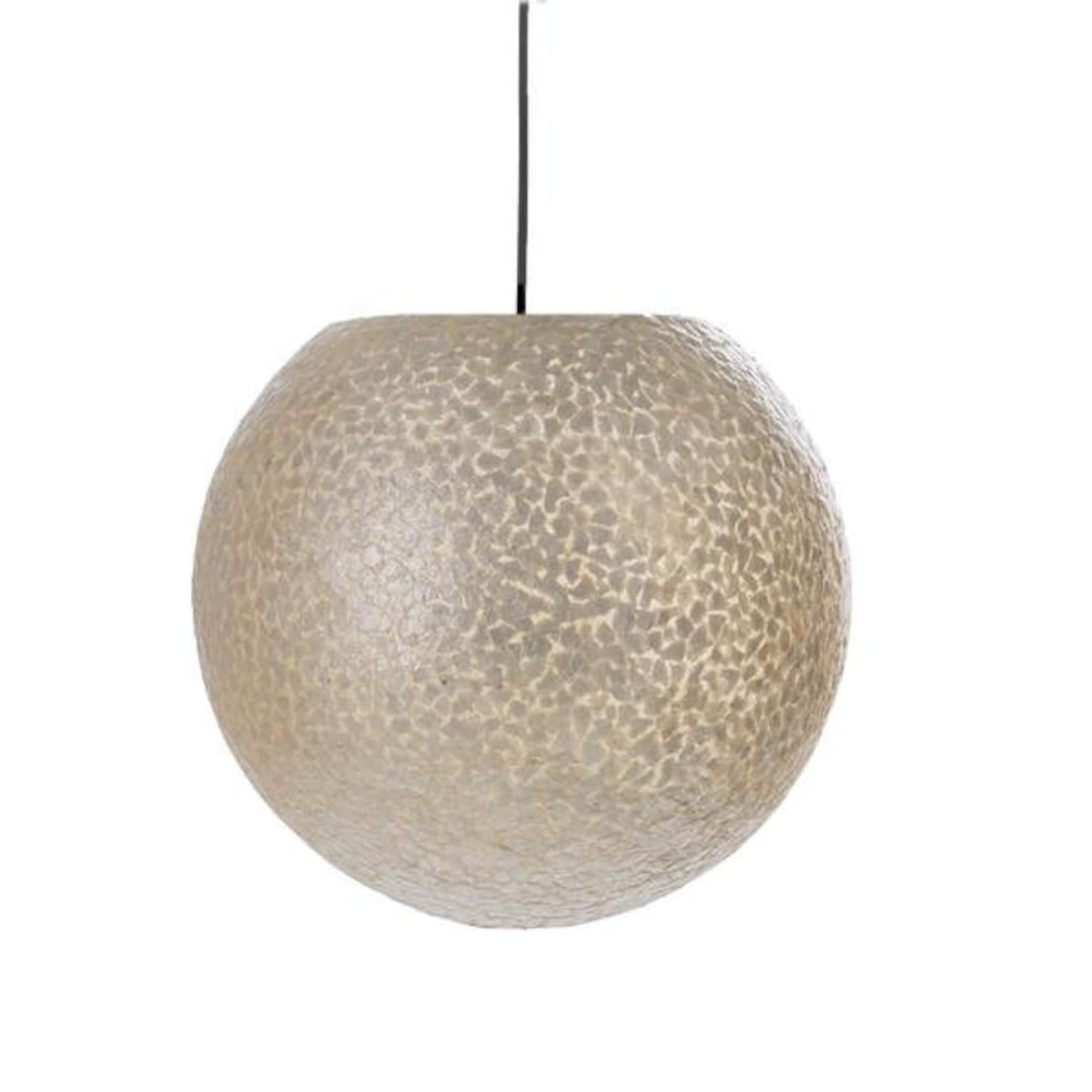 Stunning Mother of Pearl Ceiling Shade Pendant Elara Sphere Lights ...