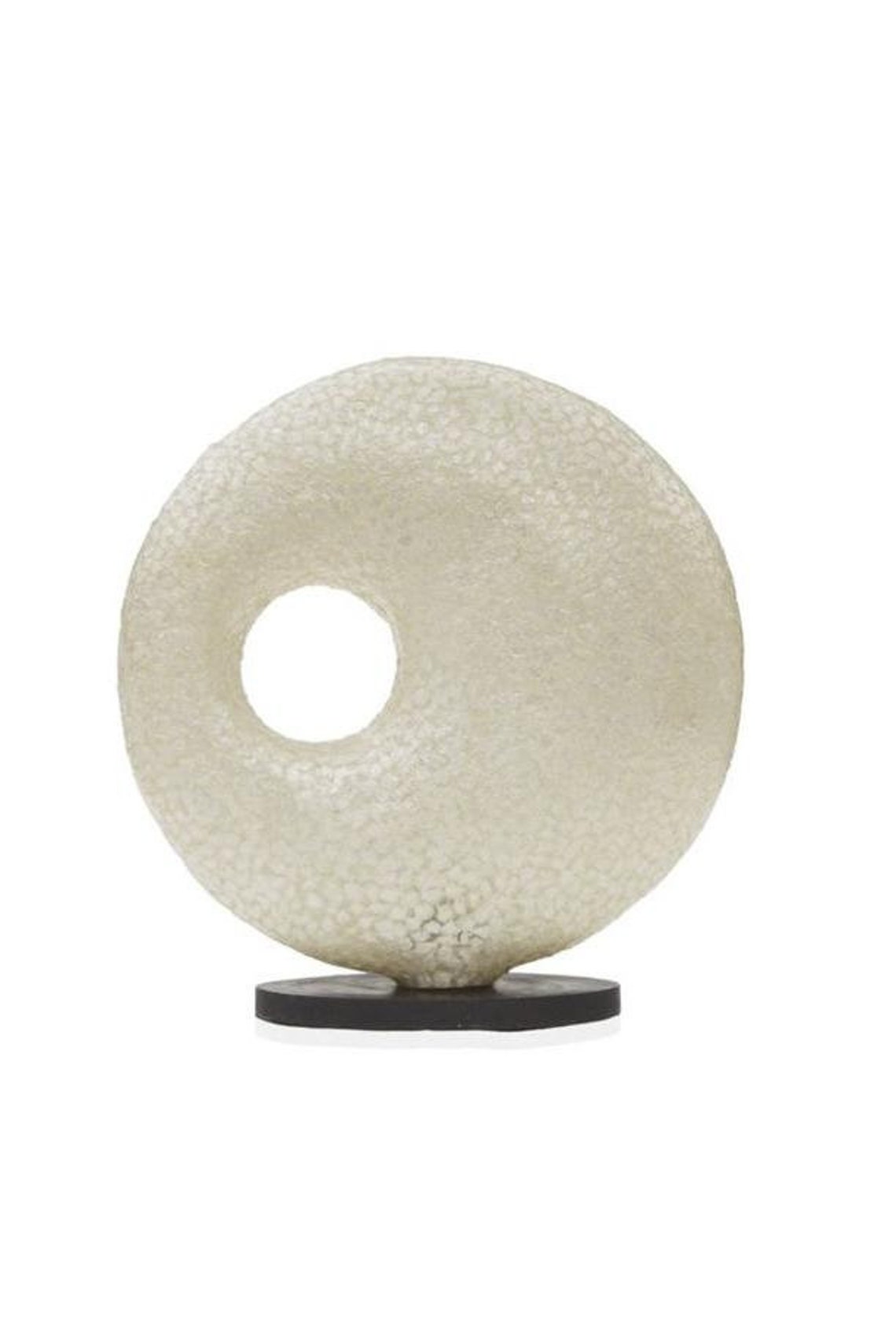 Unique Shape Torus Table Lamp Made From Mother of Pearl - Elara Shell ...