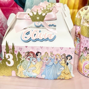Disney Princess Favor Box - Etsy
