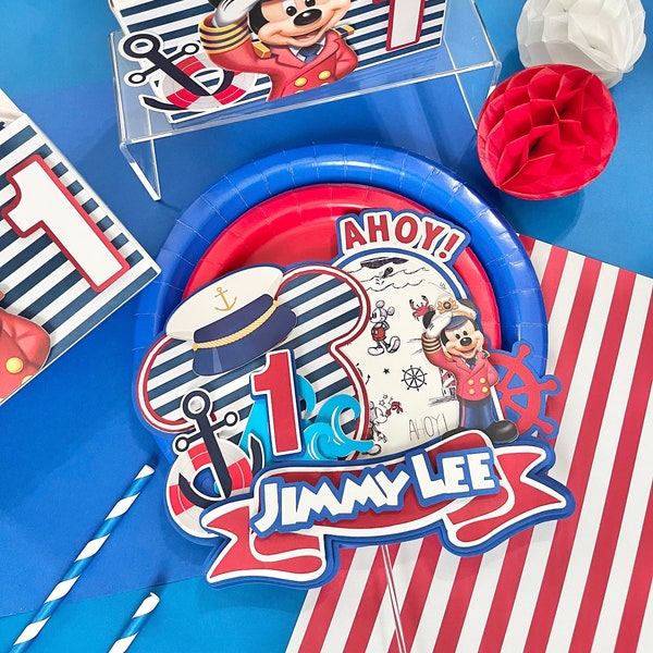 Nautical Mickey Mouse - Etsy