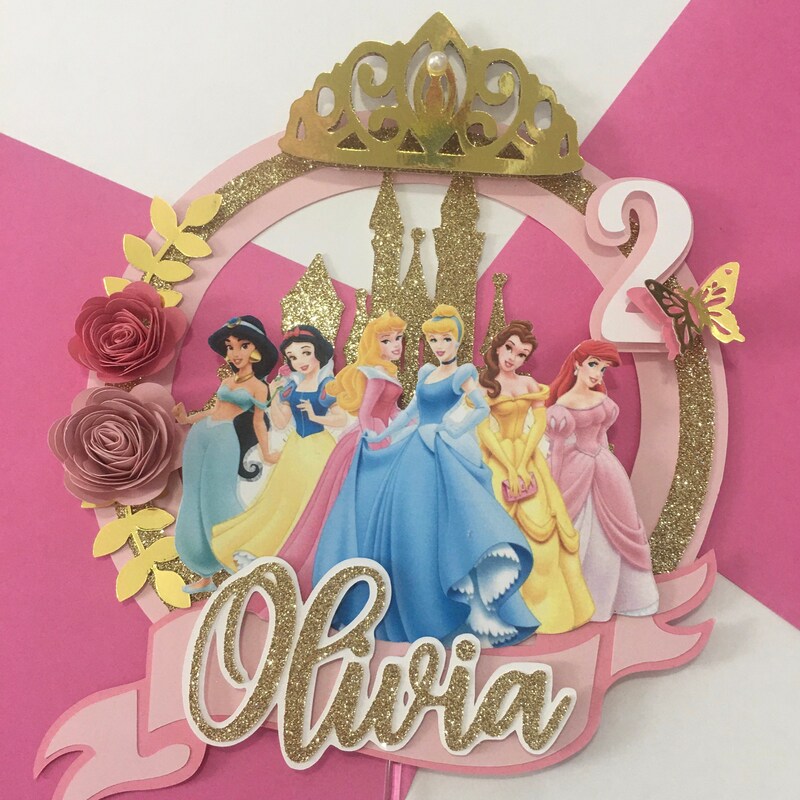 Princess Cake Topper - Etsy