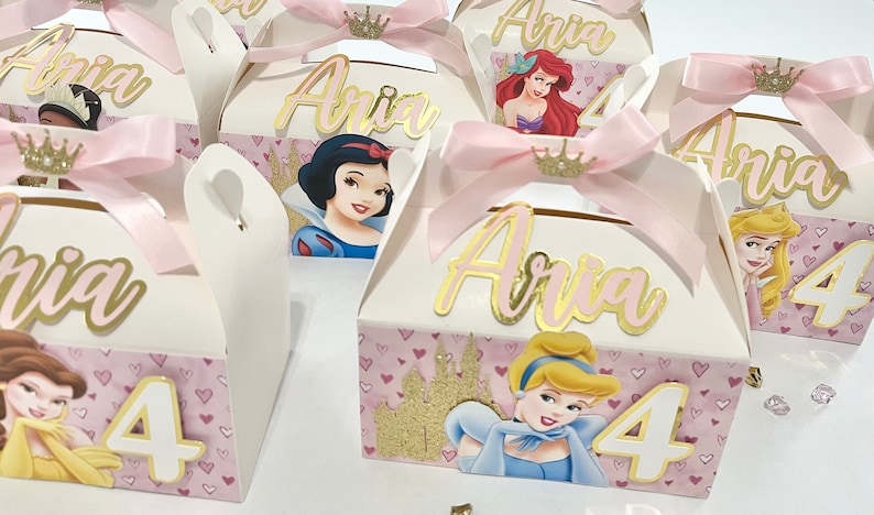Disney Princess Favor Box - Etsy