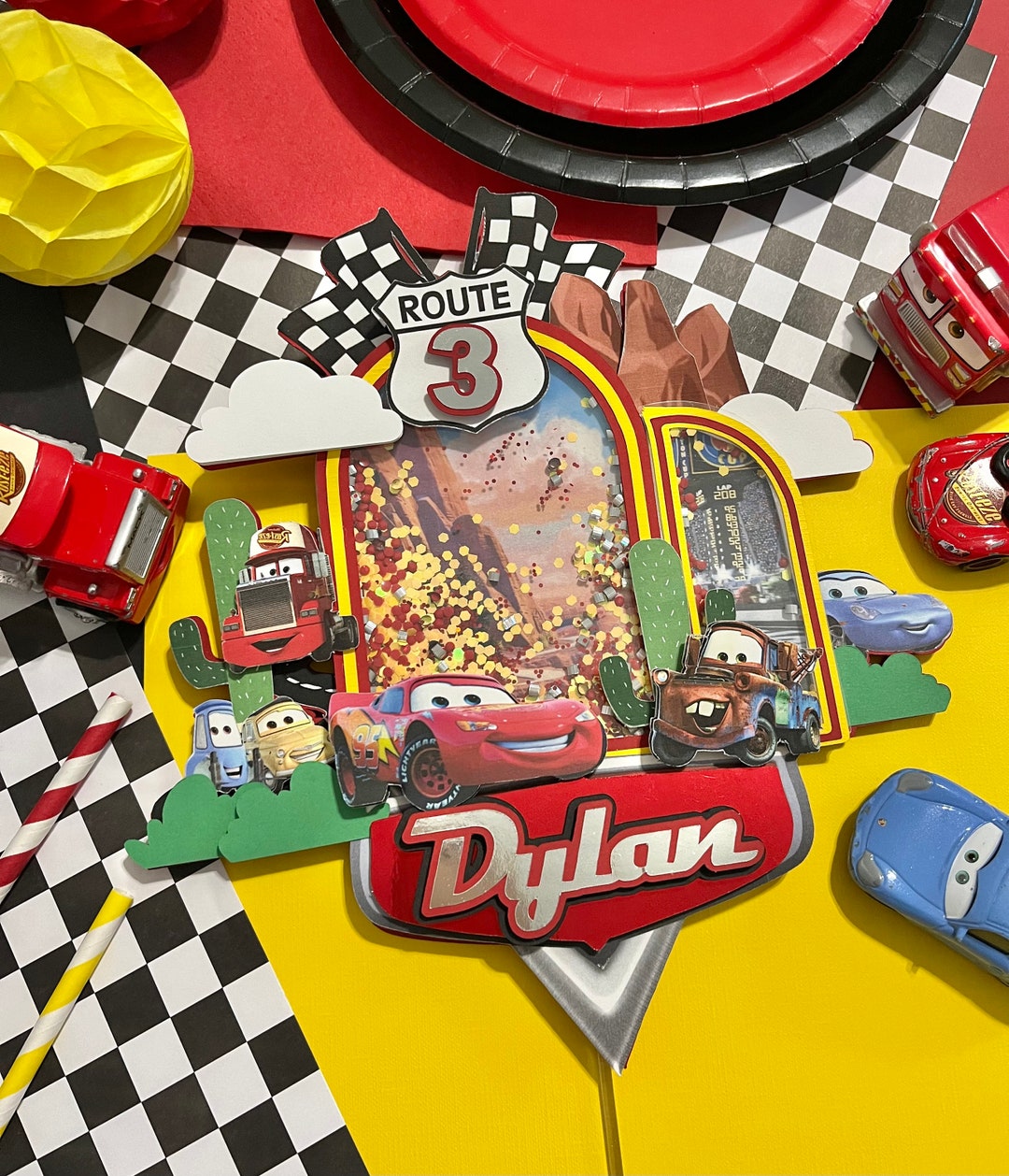 Cars Cake Topper - Etsy