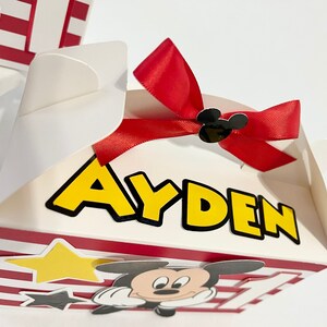 Mickey Mouse Favor Box - Etsy