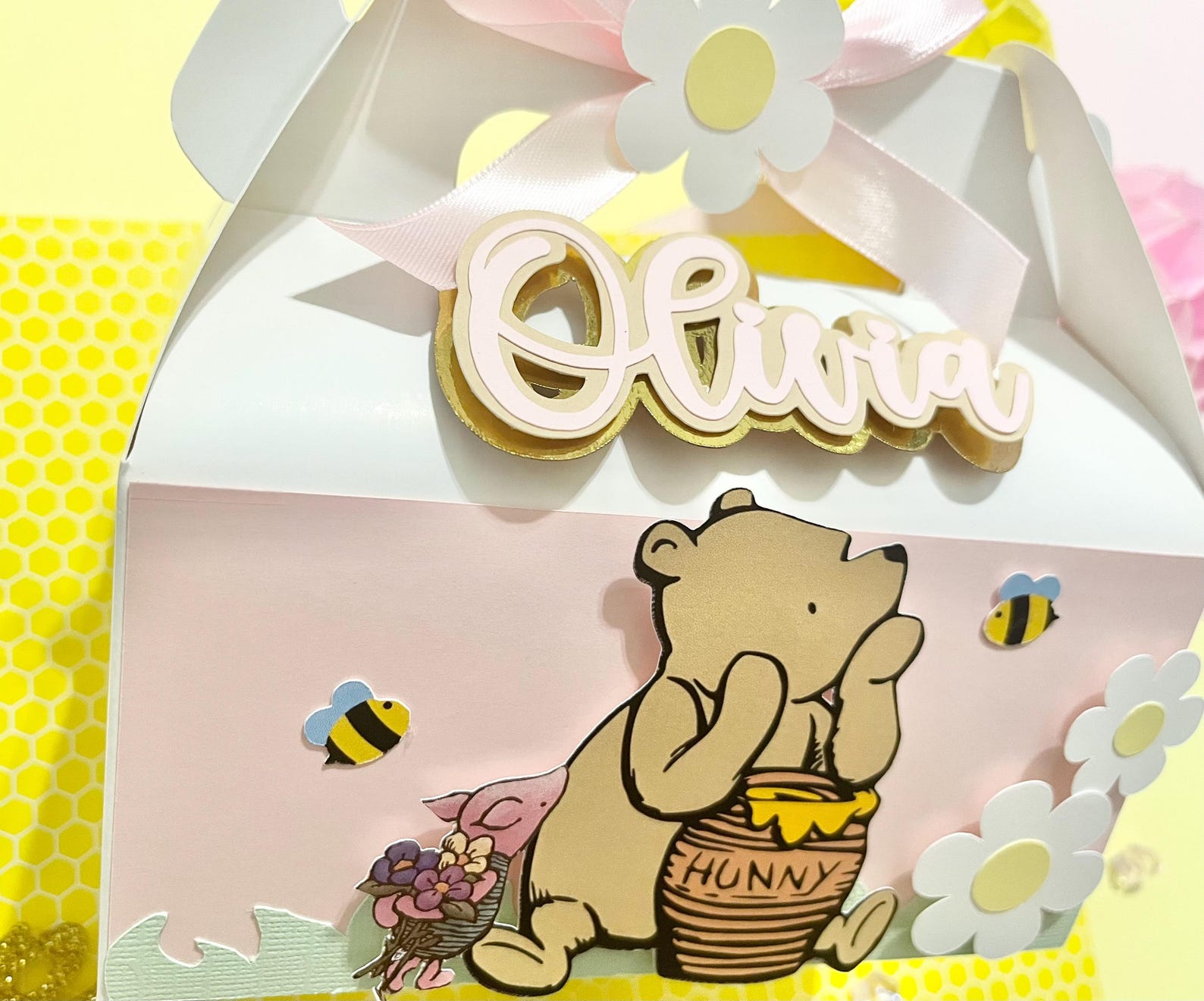 Classic Winnie the Pooh Favor Box - Etsy